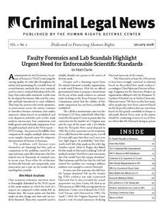 Criminal Legal News - Dedicated to Protecting Human Rights